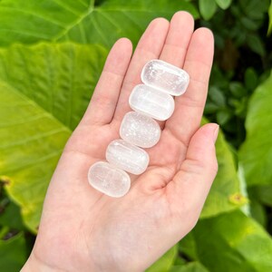Selenite Tumbled Stones: Choose How Many Pieces premium Quality 'A ...