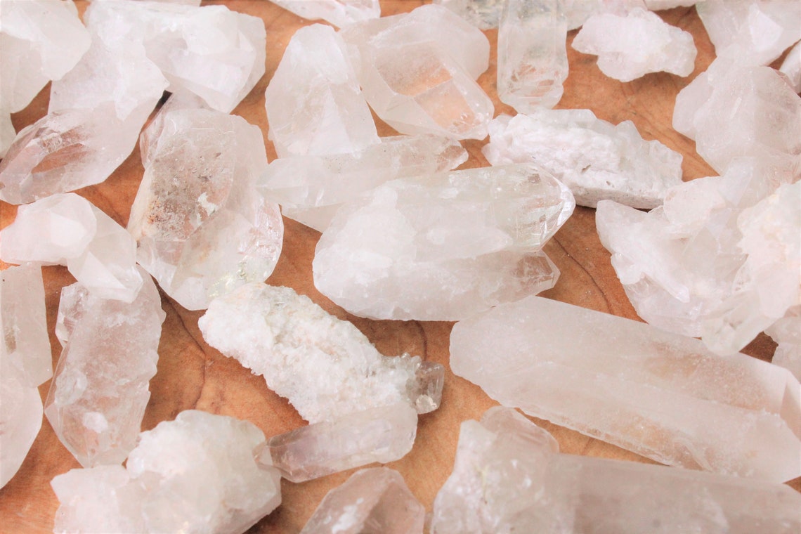 Mini Clear Quartz Crystal Clusters Points and Peices: Choose | Etsy