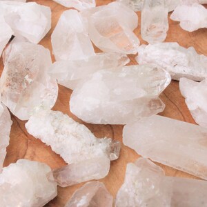 Mini Clear Quartz Crystal Clusters, Points and Pieces - Choose Ounces ...