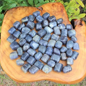 Iolite Tumbled Stones: Choose How Many Pieces (premium Quality 'A ...