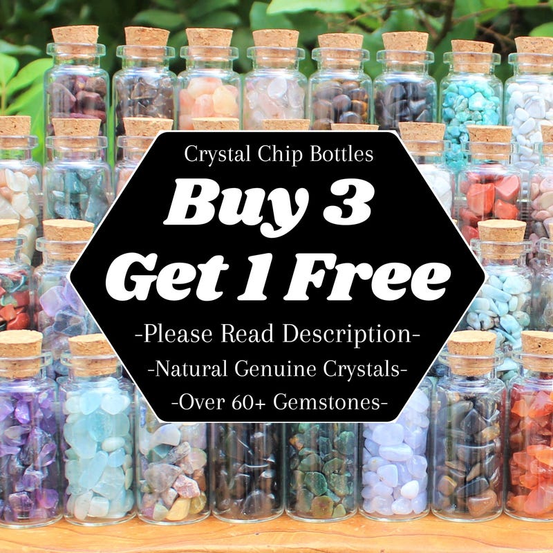 Crystals for Glass Bottle - Etsy