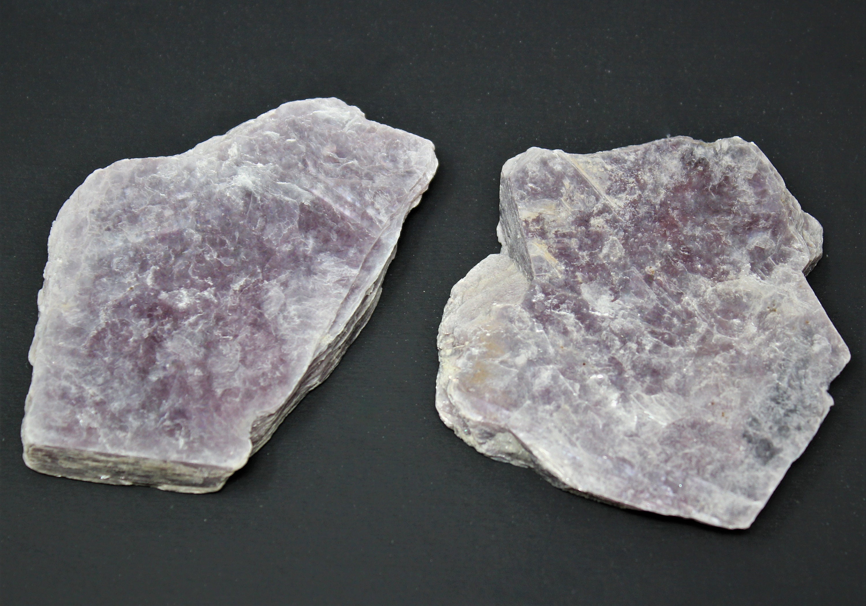 Lepidolite Slabs: Bulk 1 lb Box Lot (Lepidolite Flat Books, Lepidolite ...