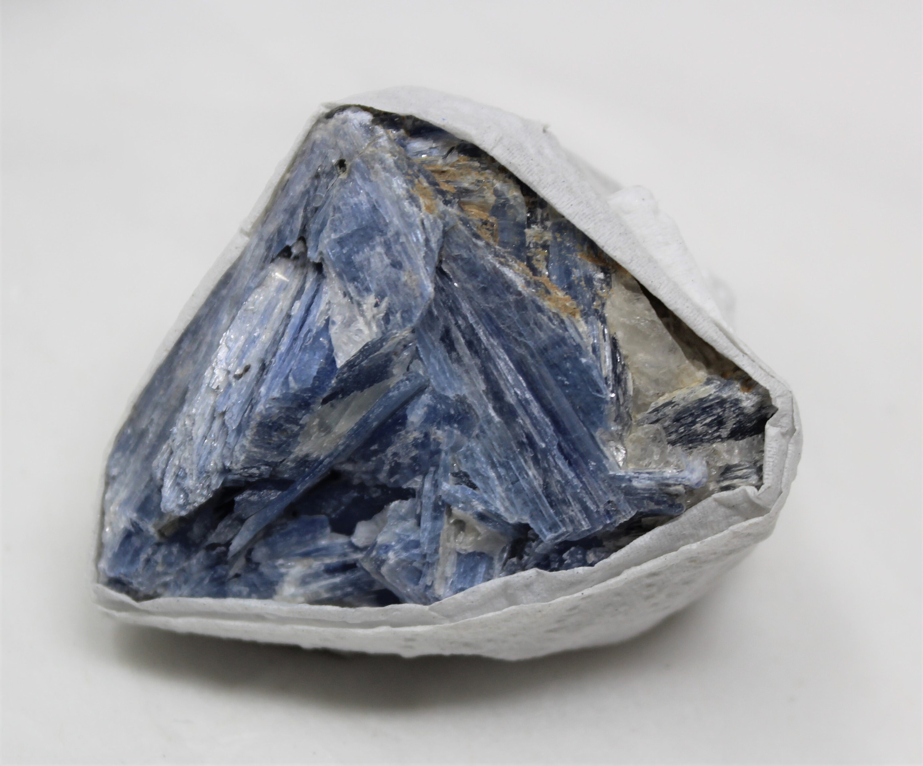 Natural Blue Kyanite in Matrix Crystal Chunks: 9-12 Piece Box Lot ...
