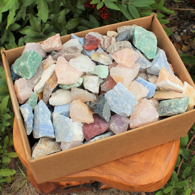Crystal Stone Display Box - Etsy