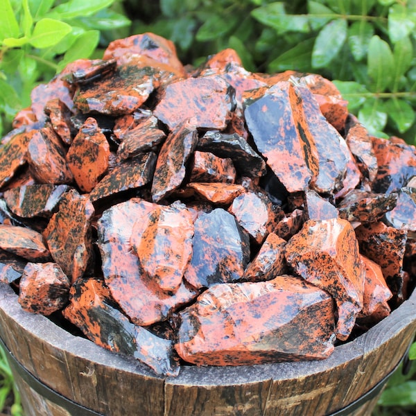 Red Obsidian - Etsy