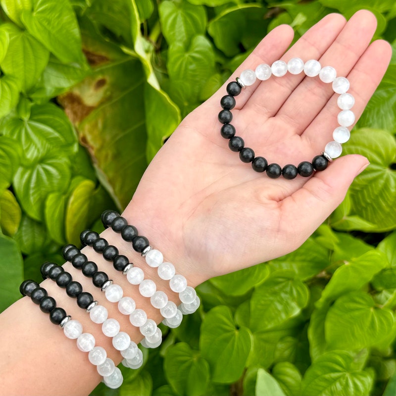 Faceted Selenite Bracelet - Etsy