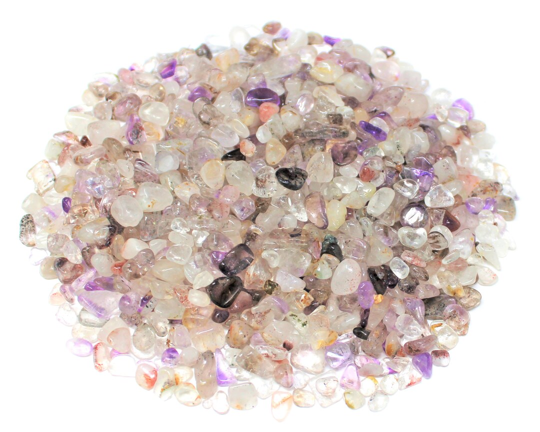 Super 7 Semi Tumbled Gemstone Mini Chips 5 7 Mm: Choose Oz or Lb Loose ...