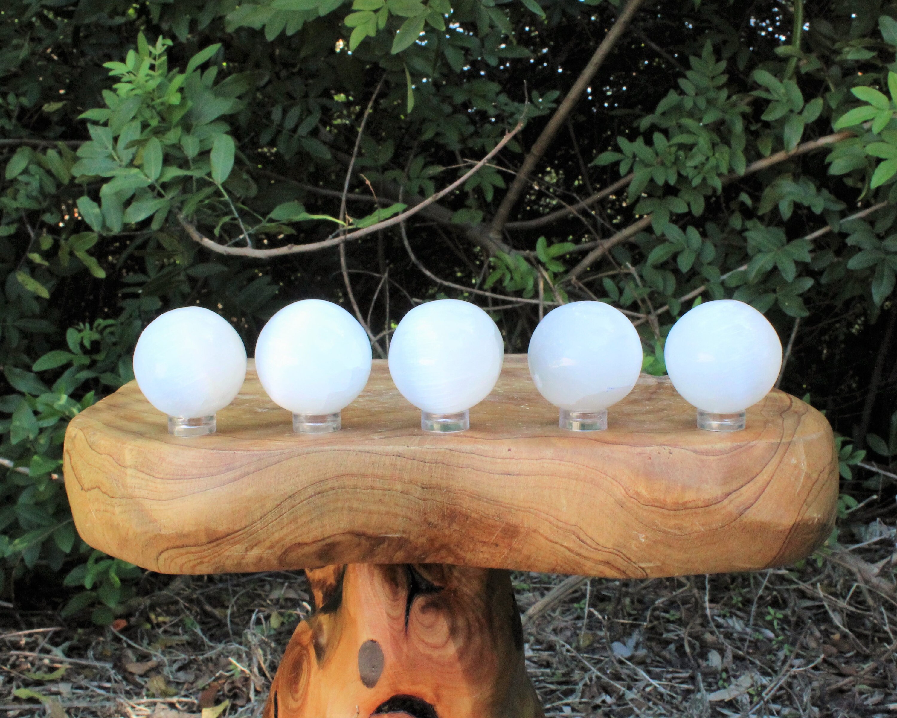 Selenite Crystal Sphere Display Stand (Crystal Ball, Crystal Sphere ...