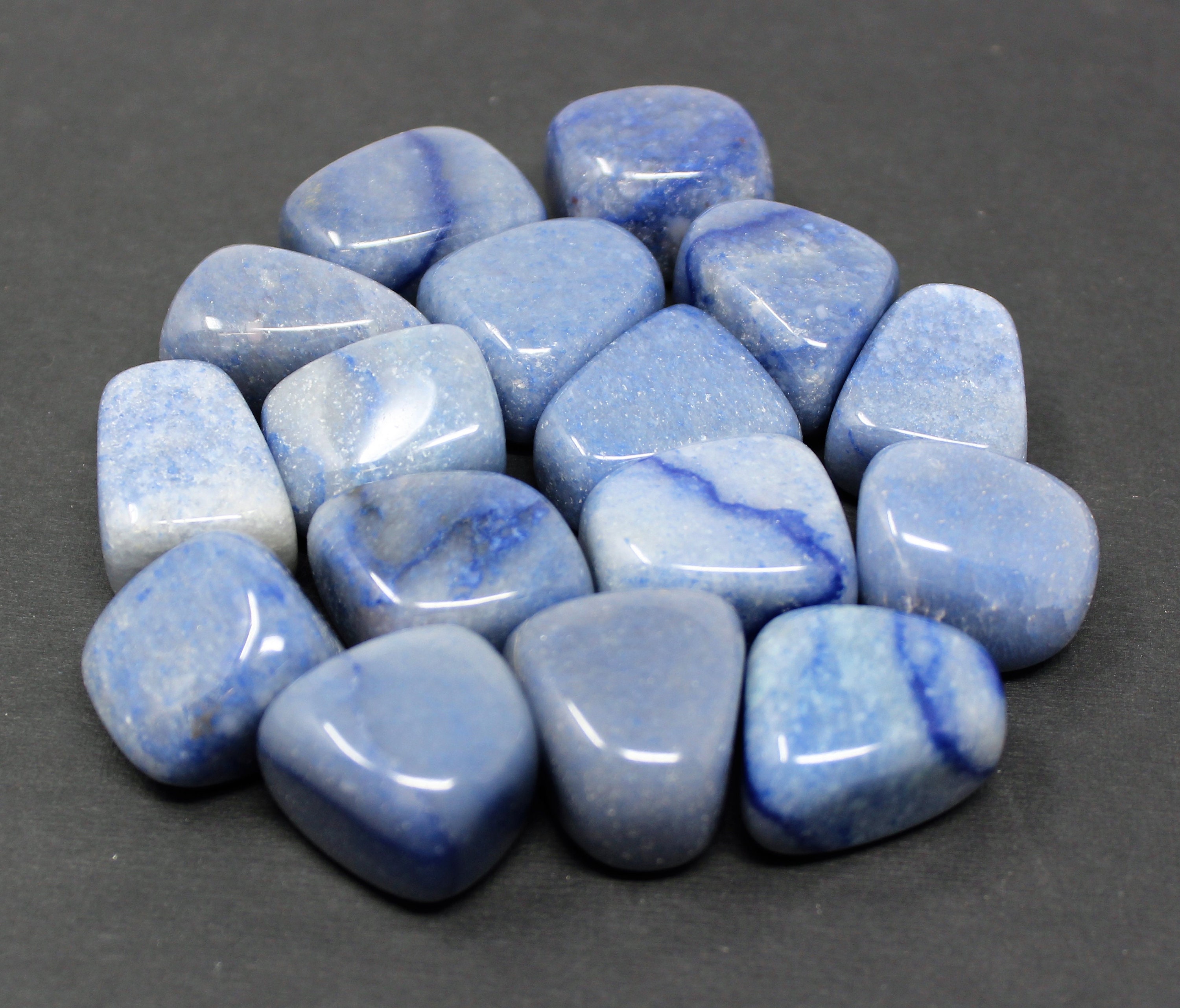 Blue Quartz Tumbled Stones Choose How Many Pieces A Grade Tumbled Blue Quartz Tumbled Stones Choose How Many Pieces A Grade Tumbled