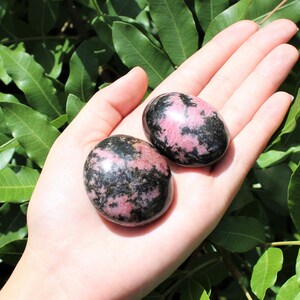 Rhodonite Hand Polished Stones: Choose How Many Pieces ('A' Grade ...