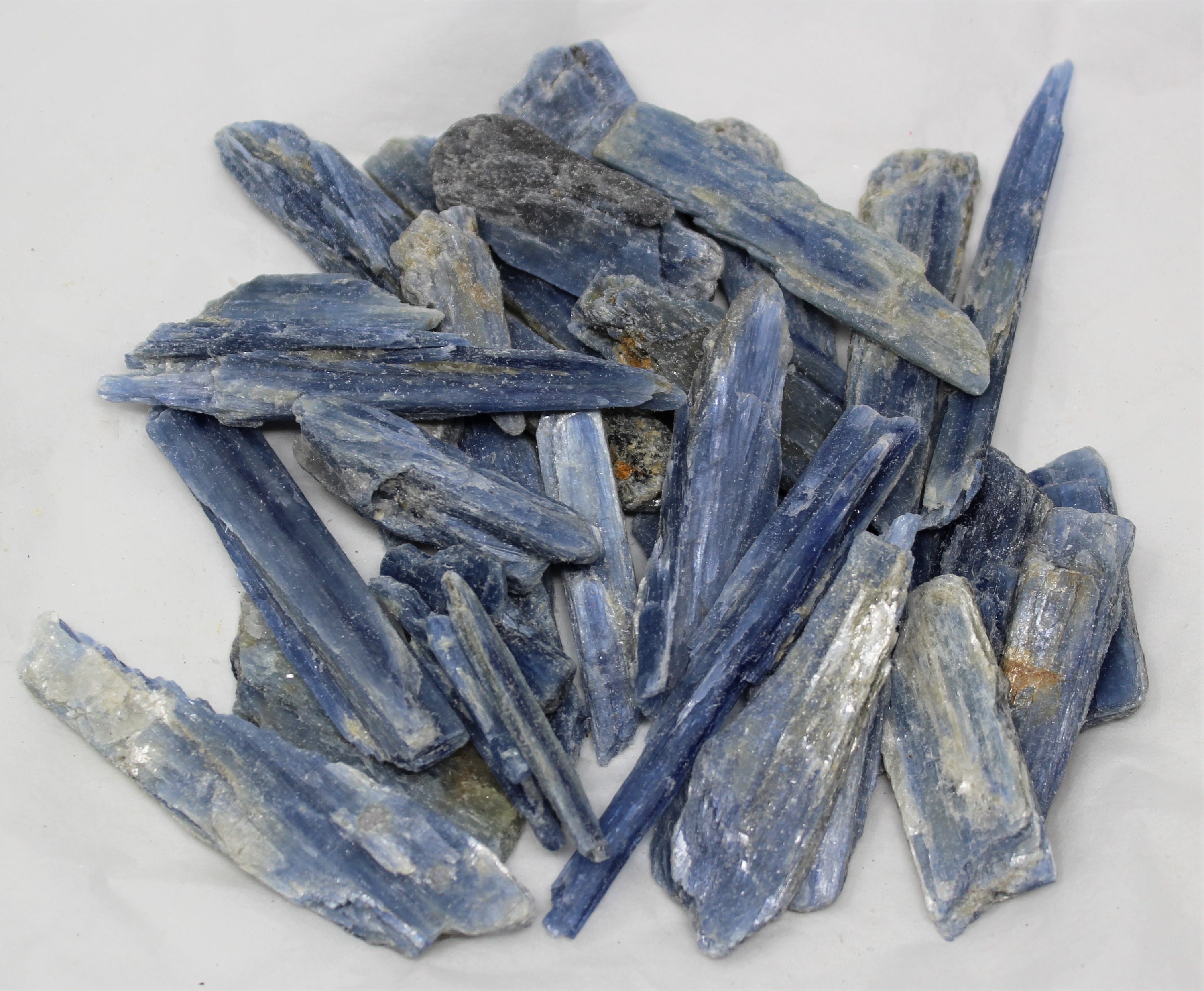 Natural Blue Kyanite Blade 0.75 - 1.25 (Raw Crystal Rough Blue Kyanite)