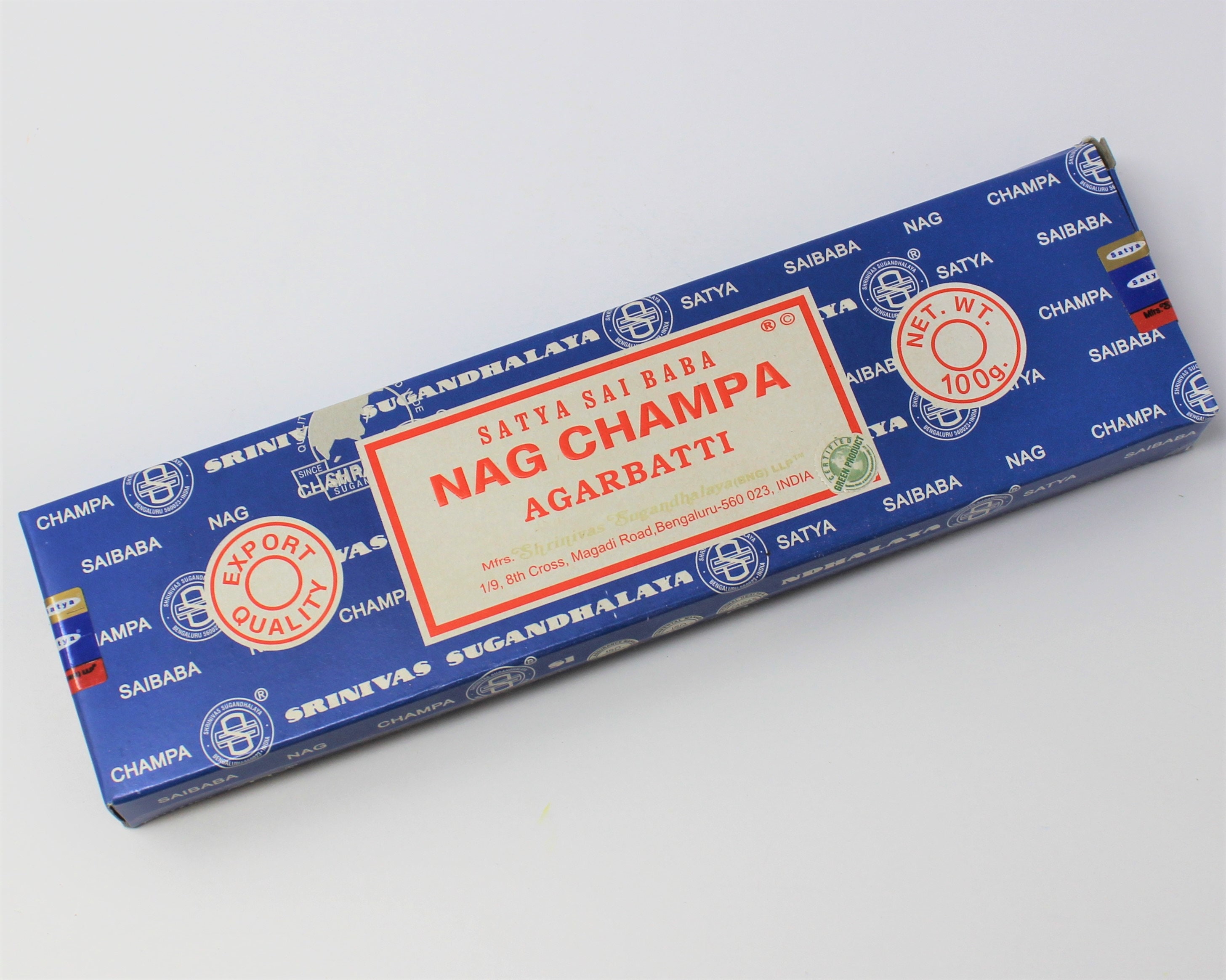 Satya Nag Champa Incense Sticks: 100 gram Pack