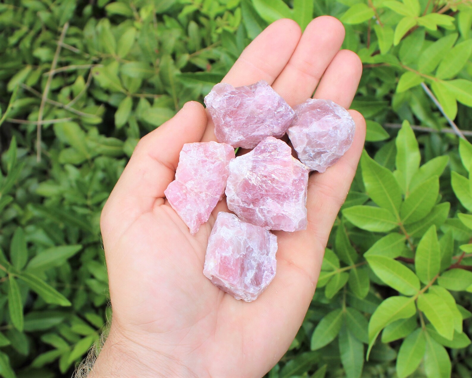 Madagascar Rose Quartz Rough Natural Stones: Choose 4 oz 8 | Etsy