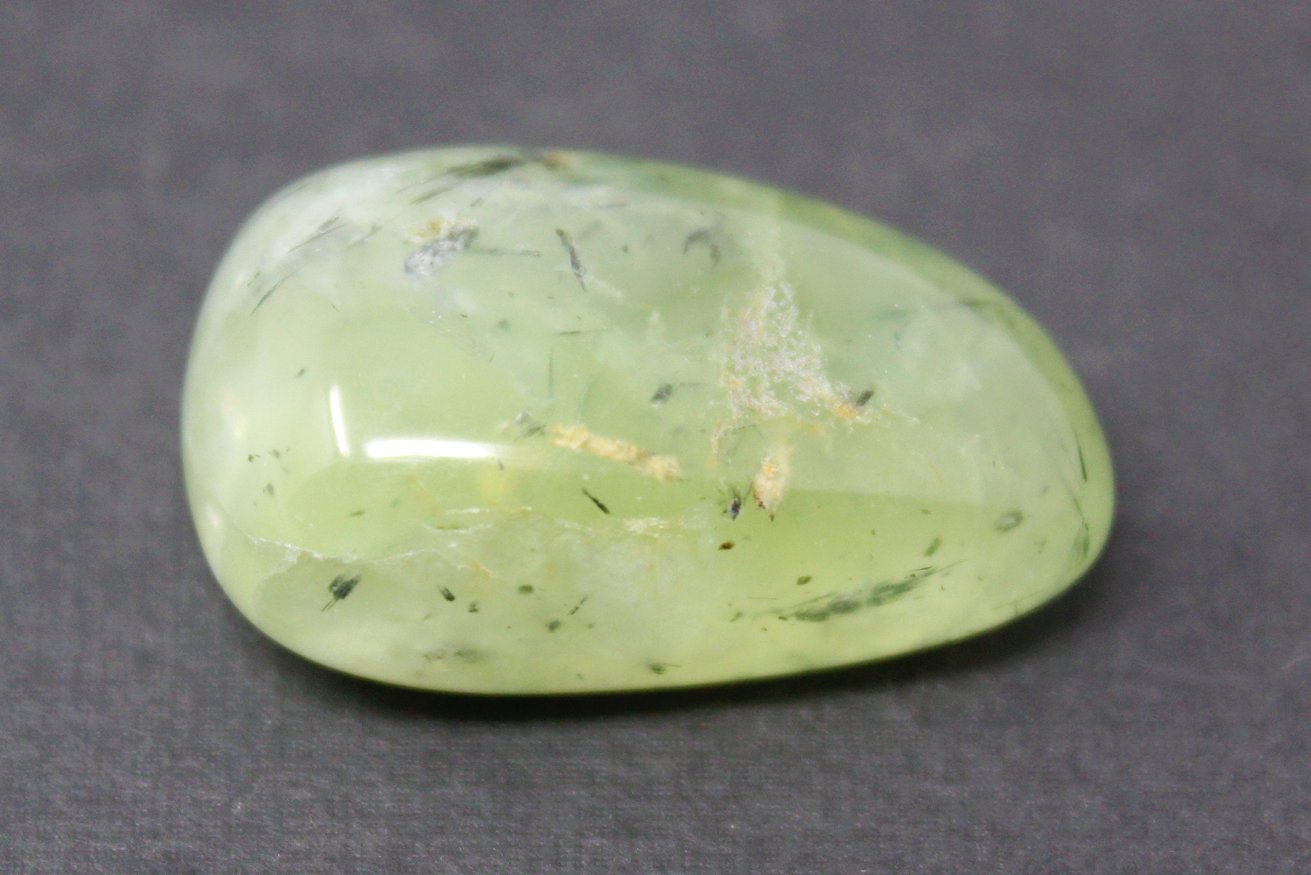Prehnite with Epidote Tumbled Stones: Choose 2 oz, 4 oz, 8 oz or 1 lb ...