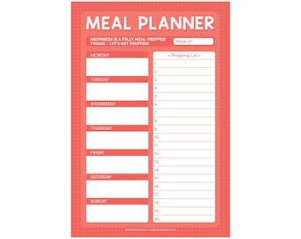 What's for Dinner Meal Planner Notepad - Etsy