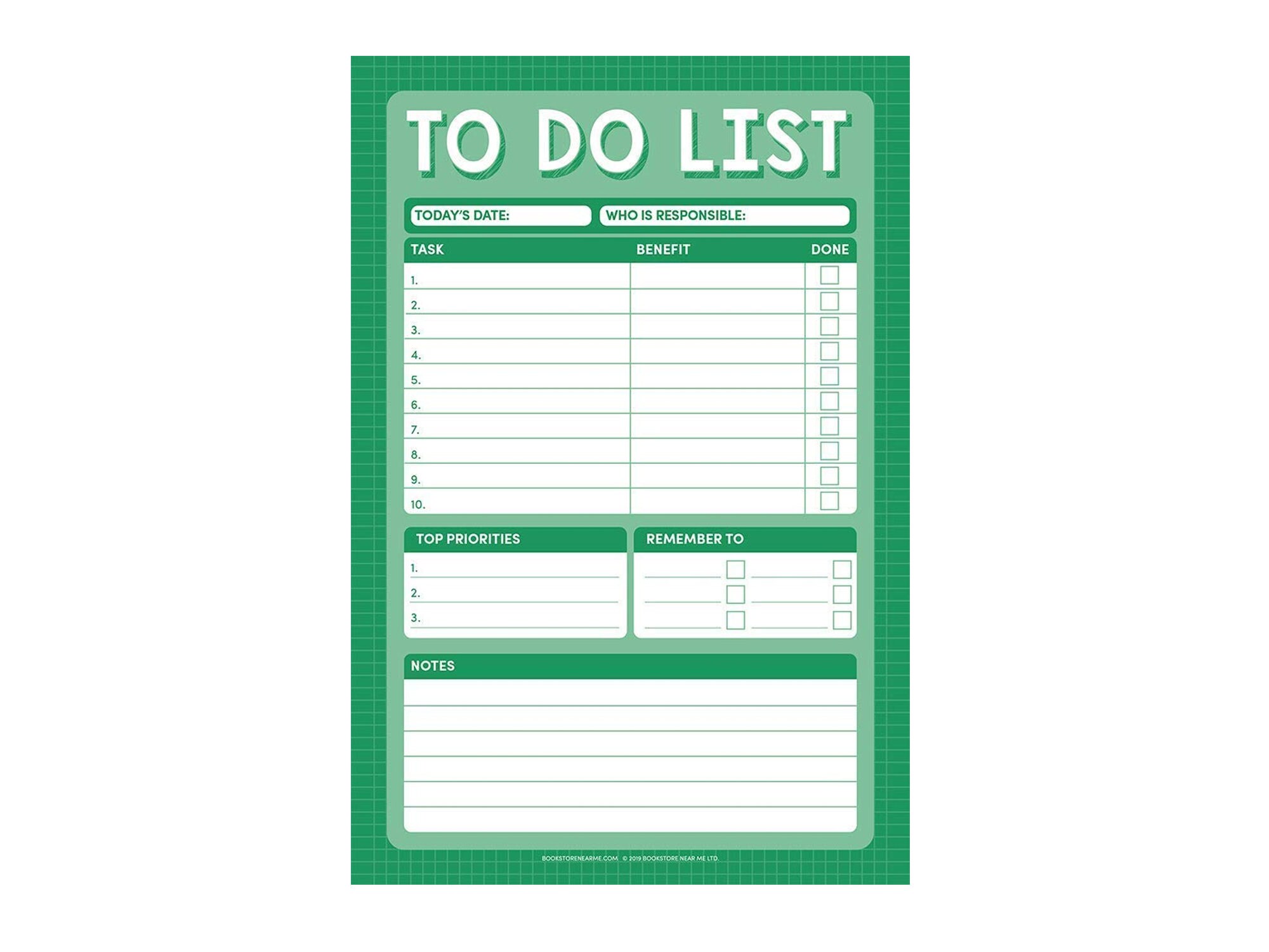 To Do List Notepad - Etsy