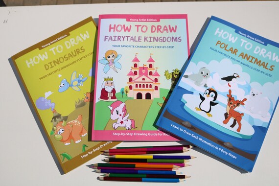 How to Draw SUPER Bundle 7 Books | Etsy