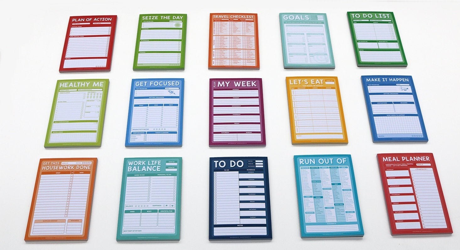 Meal Planner Notepad - Etsy