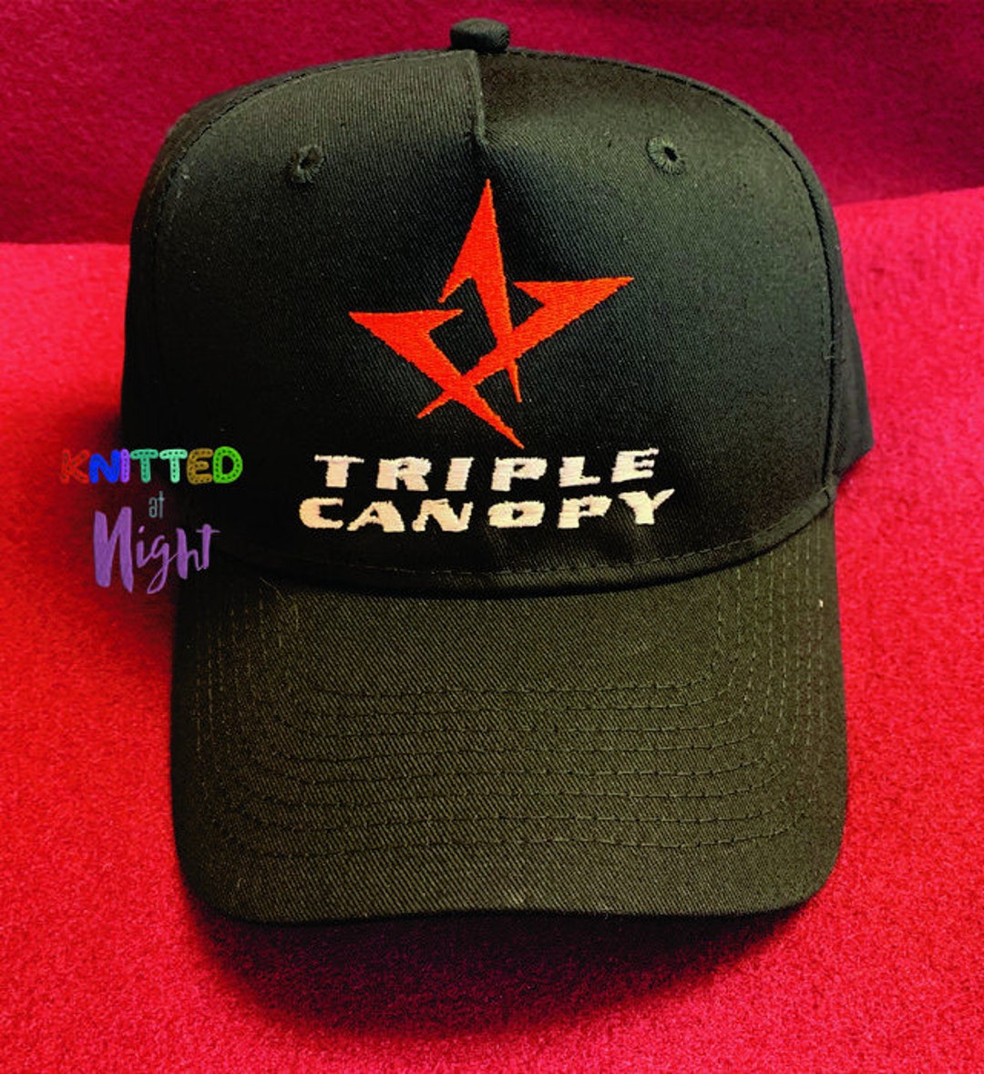 Triple Canopy USA Embroidery Cap - Etsy