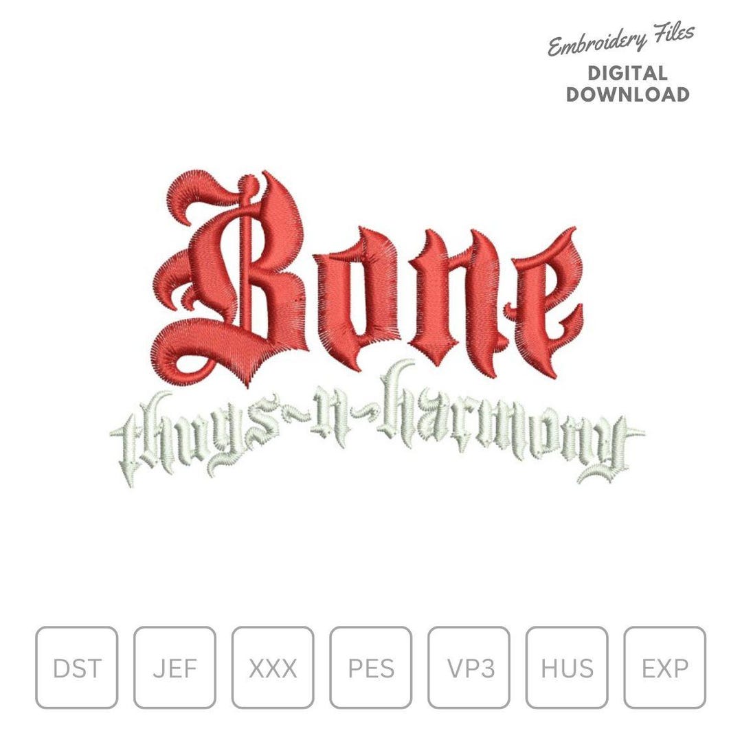 Bone Thug N Harmony Embroidery File: Rapper Logo Design (digital ...