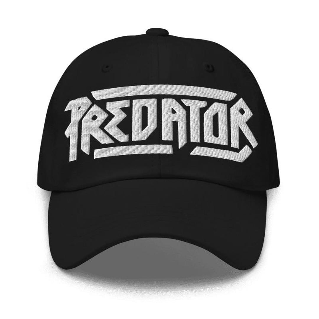 Cool Predator Embroidered Hat, Embroidery Monster Cap, Gift Idea for ...
