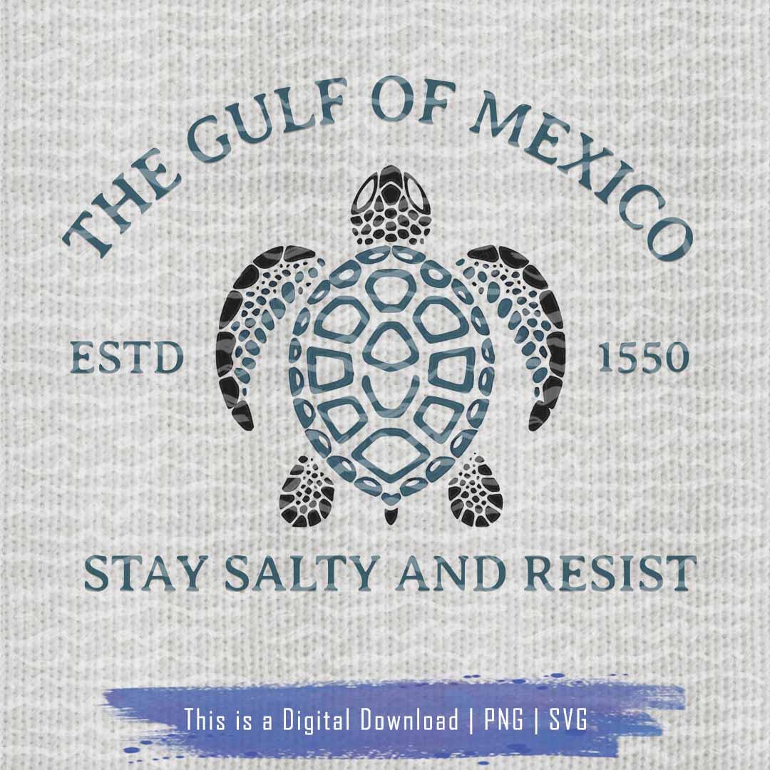 Gulf of Mexico Svg, Mexico Beach Svg, Turtle Svg, Gulf of Svg Mexico ...
