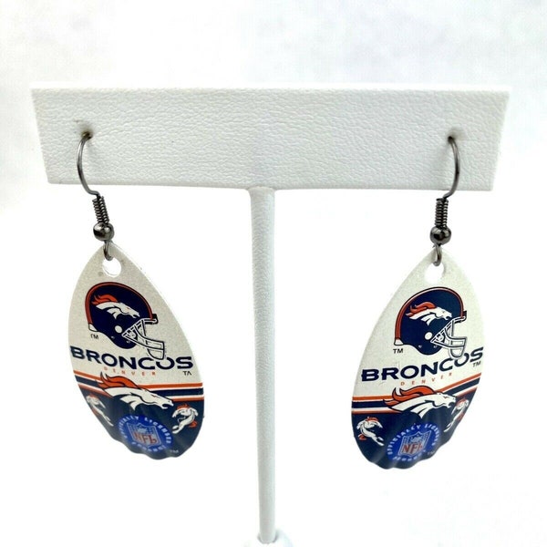 Broncos Earrings - Etsy