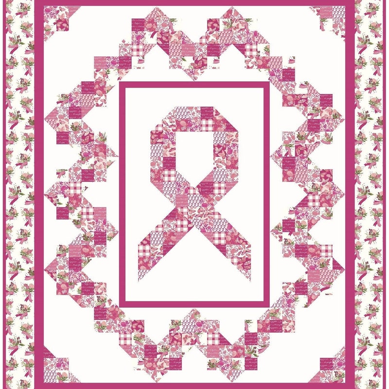 Cancer Quilt Block - Etsy