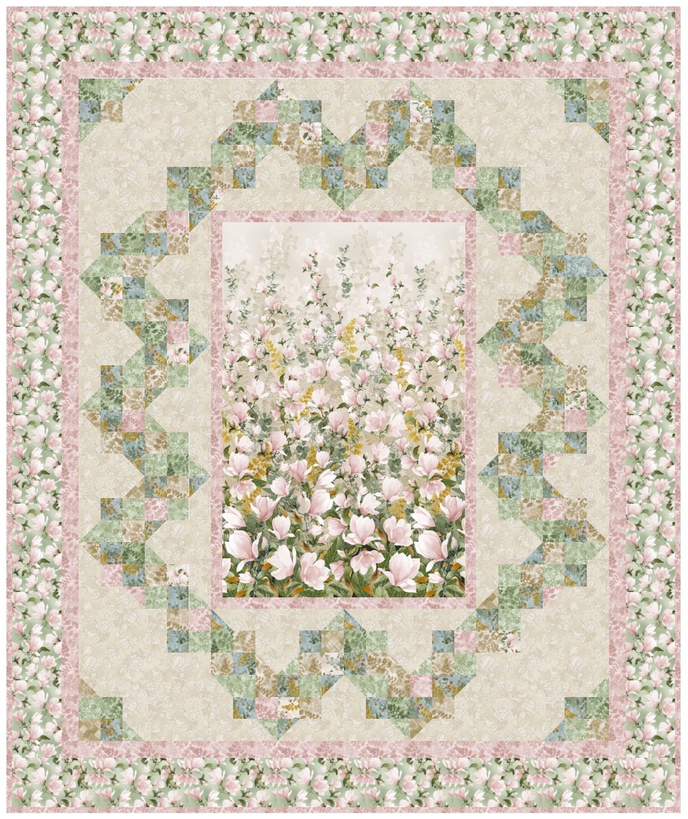 Gavyns Chevron pattern from Sew Big Quilting | Etsy