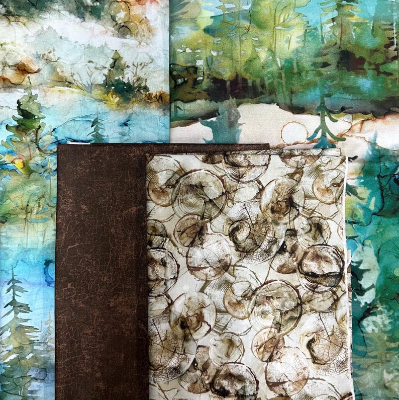 Wyatt Quilt Kit From Northcott’s the Great Outdoors Mountain Ombré ...