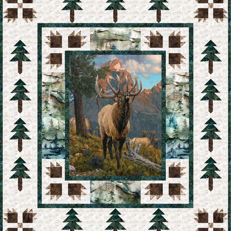 Elk Fabric - Etsy