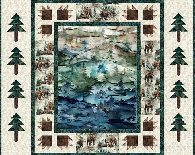 Wyatt Quilt Kit From Sew Big Quilting - Etsy