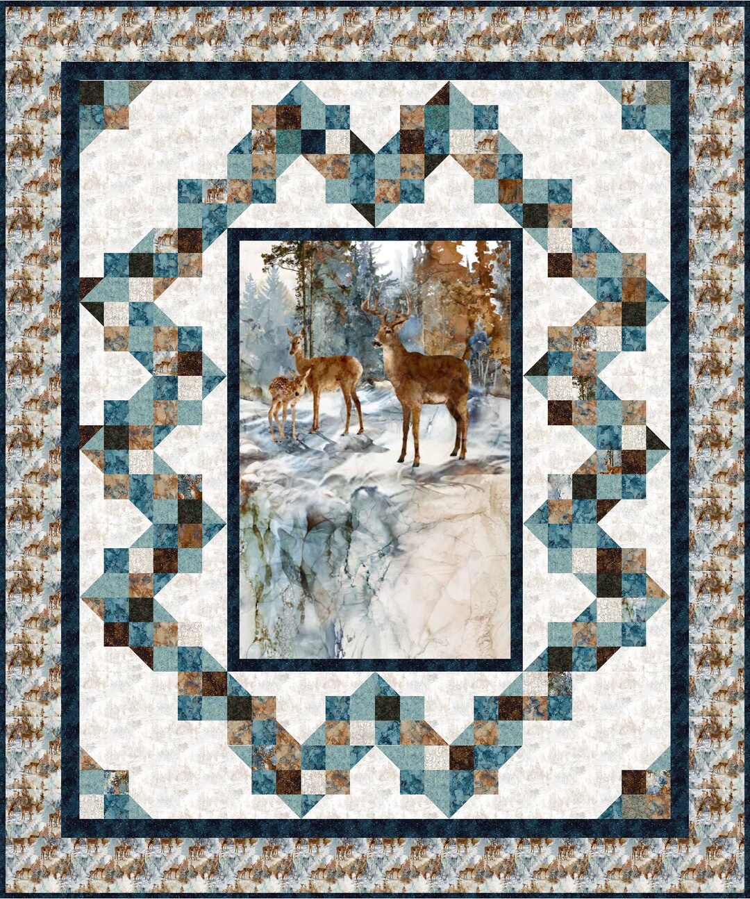 Gavyn’s Chevron Kit Using the Highland View Collection From Northcott ...