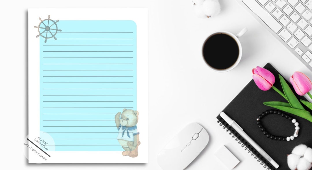 Printable Planner Pages-printable Stationery-pages for Digital - Etsy