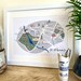 Illustrated Map of St Albans - Landscape - Etsy
