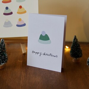 A7 Woolly Hat Christmas Cards - Etsy