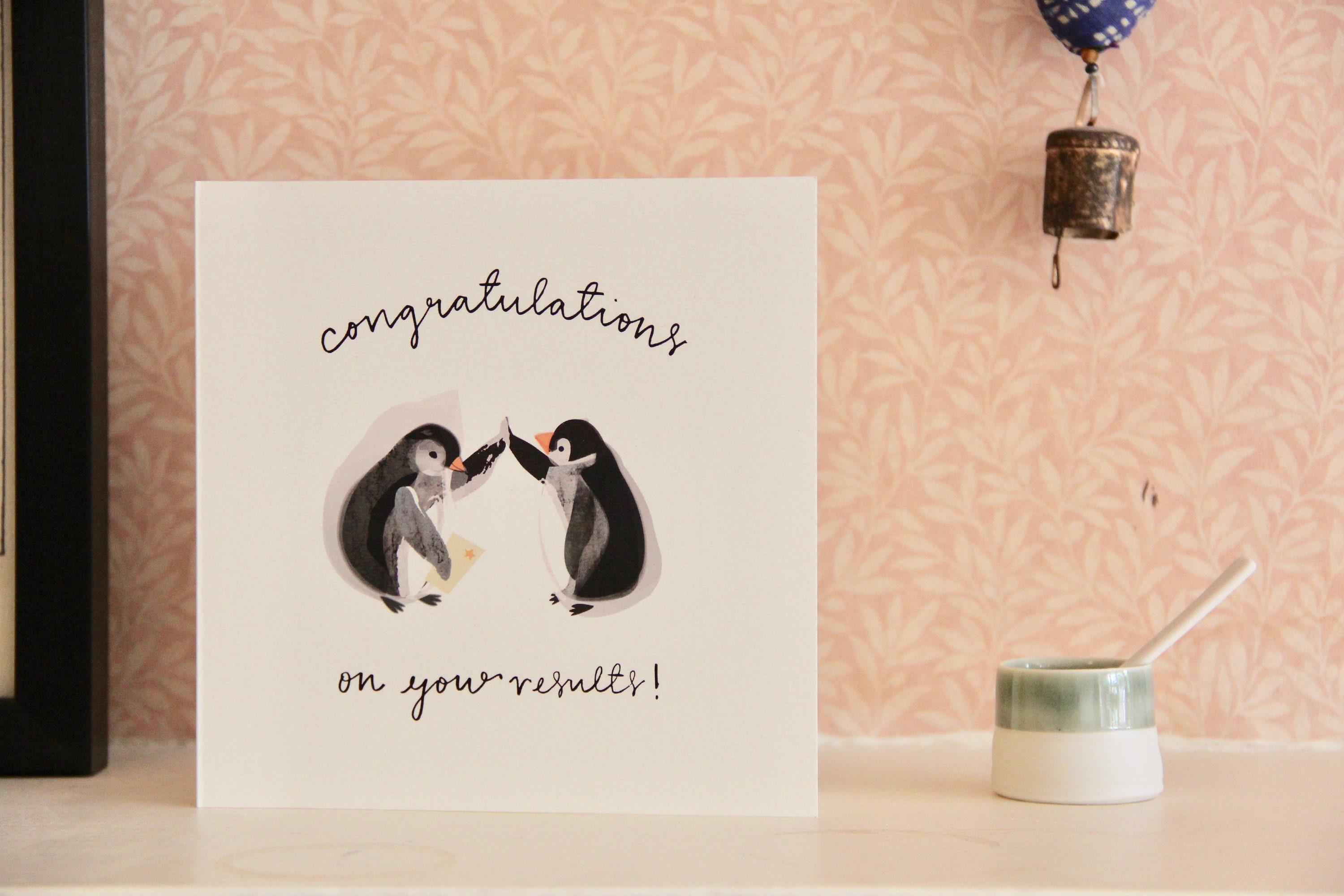 Congratulations on Your Results Penguin Card - Etsy