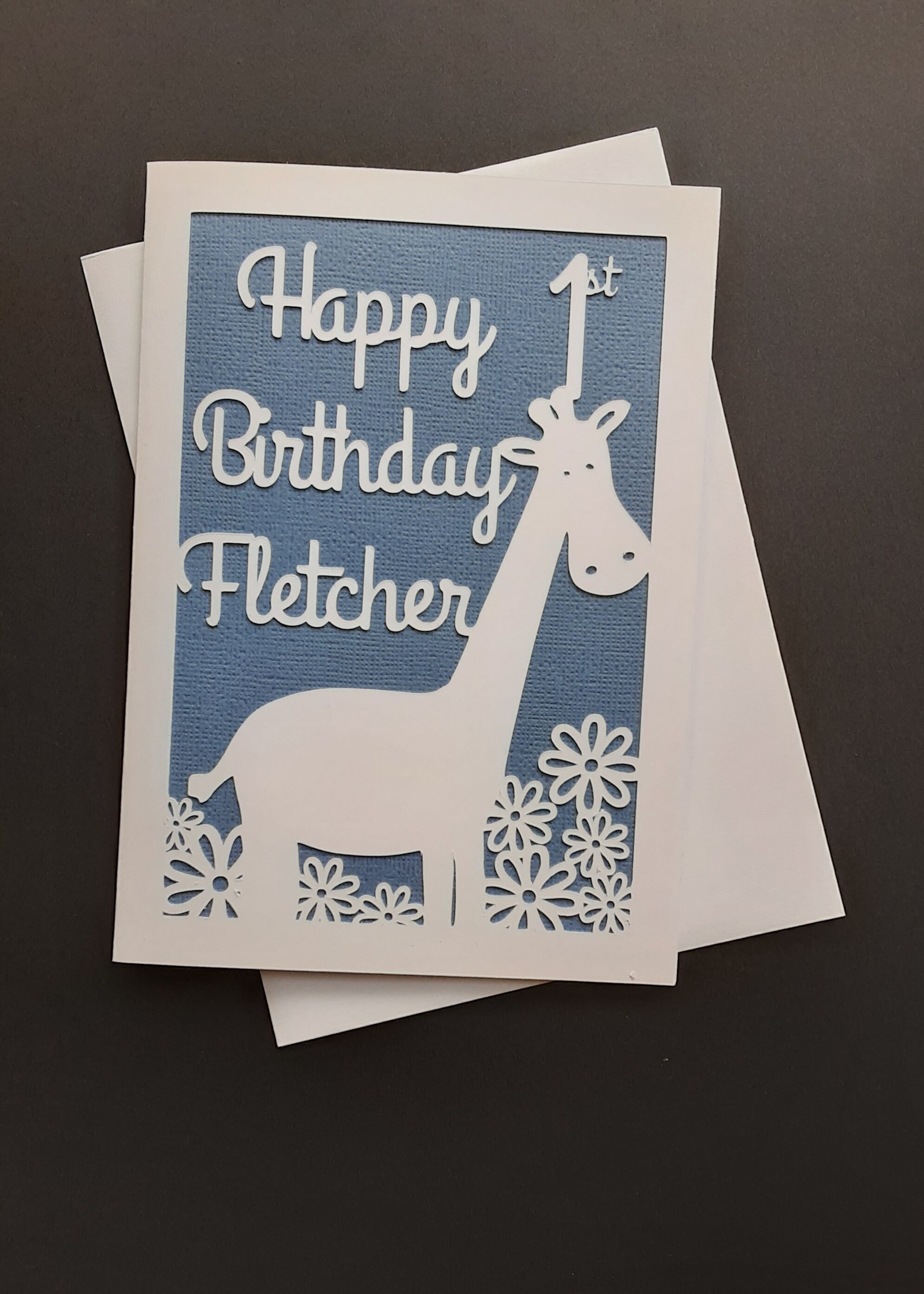 PERSONALISED GIRAFFE CARD - Etsy Australia