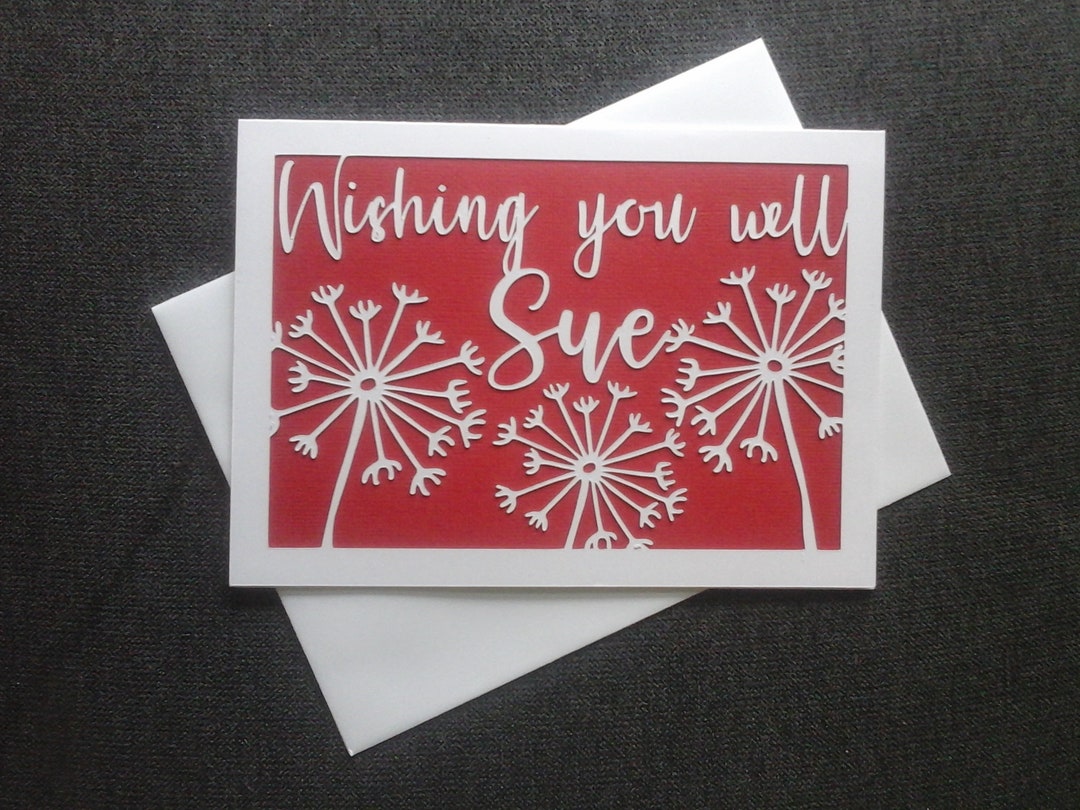 Personalised Farewell Card,papercut, Custom Made Farewell Card - Etsy