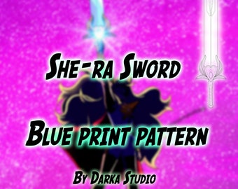 She-ra Sword Blueprint Template for Cosplay she-ra and the Princesses ...