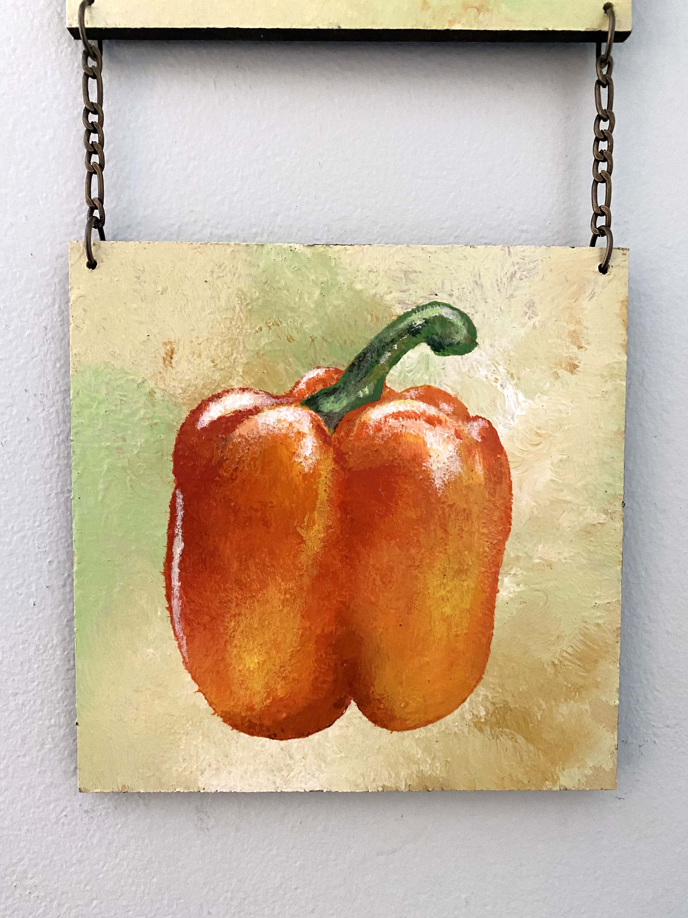 Kitchen Wall Art Decor Vegetable Art Set of 3 Vertical - Etsy