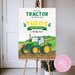 Tractor Birthday Welcome Sign Digital Download Poster Tractor Birthday ...