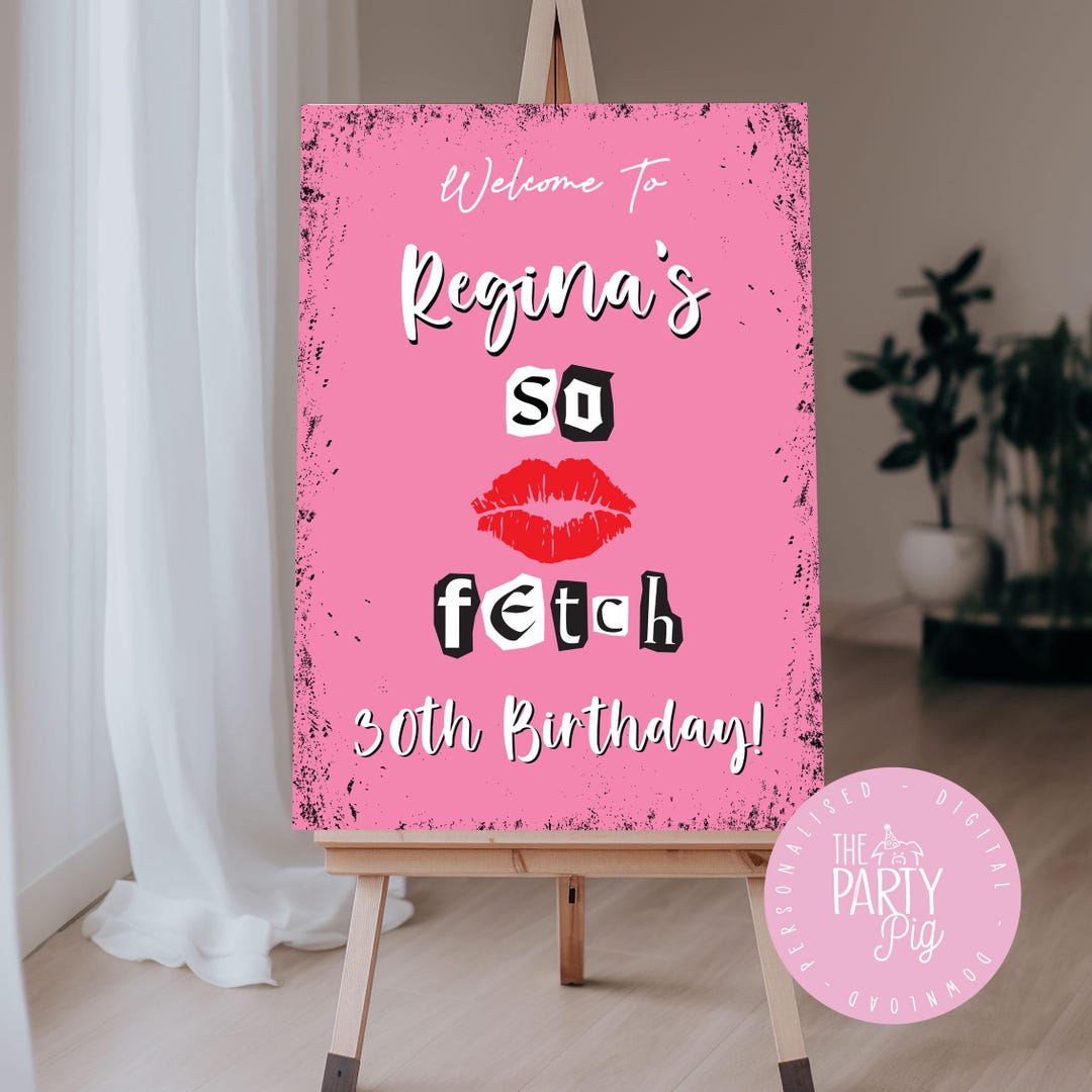 Mean Girls Birthday Party, Mean Girls Welcome Poster, Mean Girls ...