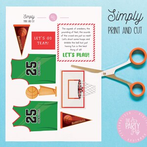 Printable Elf Basketball / Elf Basketball Stadium, Christmas Elf ...
