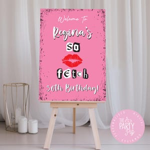 Mean Girls Inspired Birthday Party,mean Girls Welcome Poster,mean Girls ...