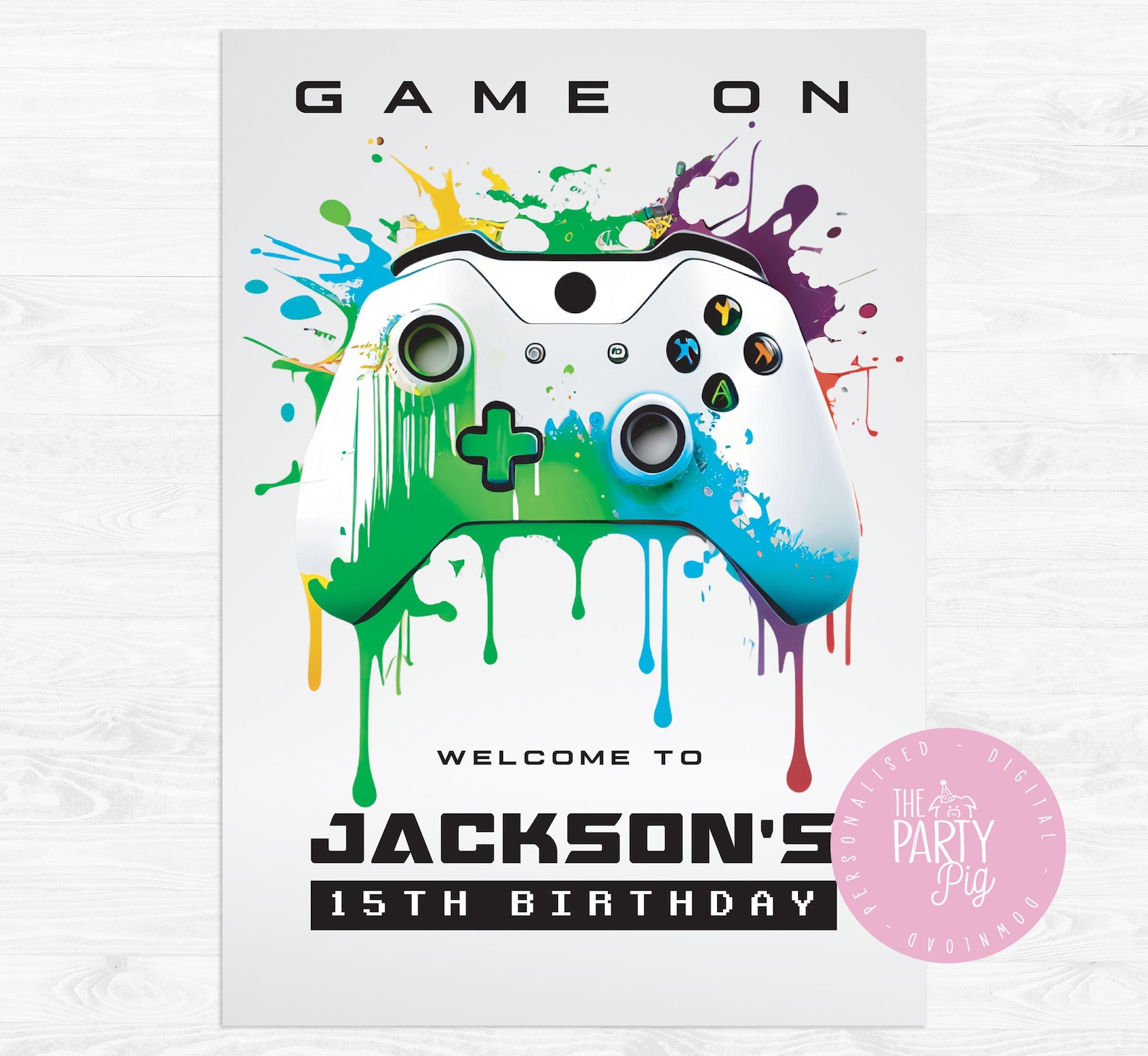 Gamer Welcome Sign, Video Game Welcome Poster, Gaming Birthday, Gamer ...