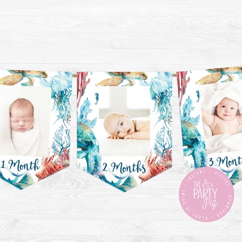 Under the Sea Bunting INSTANT DOWNLOAD Printable Pennant - Etsy