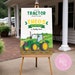 Tractor Birthday Welcome Sign Digital Download Poster Tractor Birthday ...