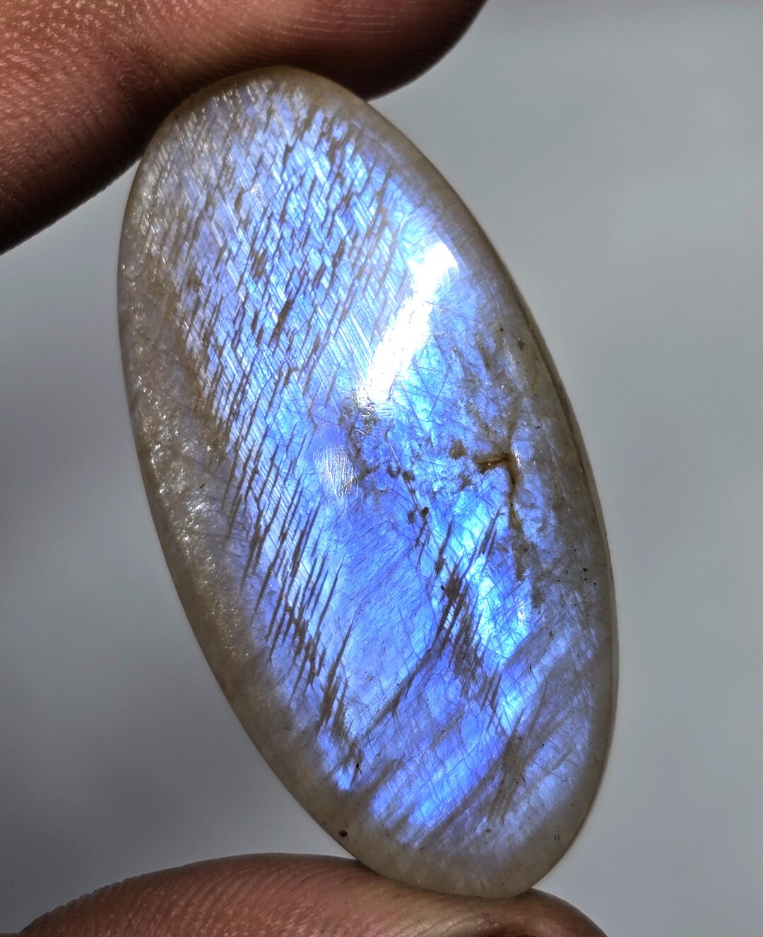 Moonstone Cabochon African Moonstone Moonstone Crystal Rainbow ...