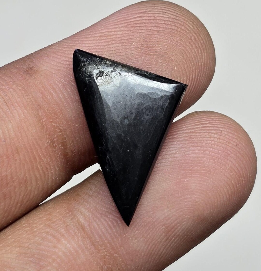 8 Cts Beautiful Shungite Fancy Shape Gemstone Natural Black Shungite ...